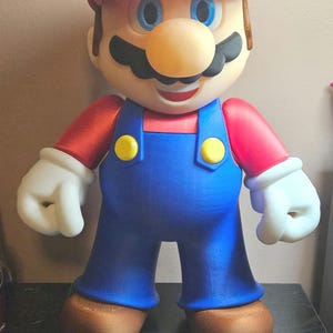 3d Printed 9 Inch Mario Figure - Etsy