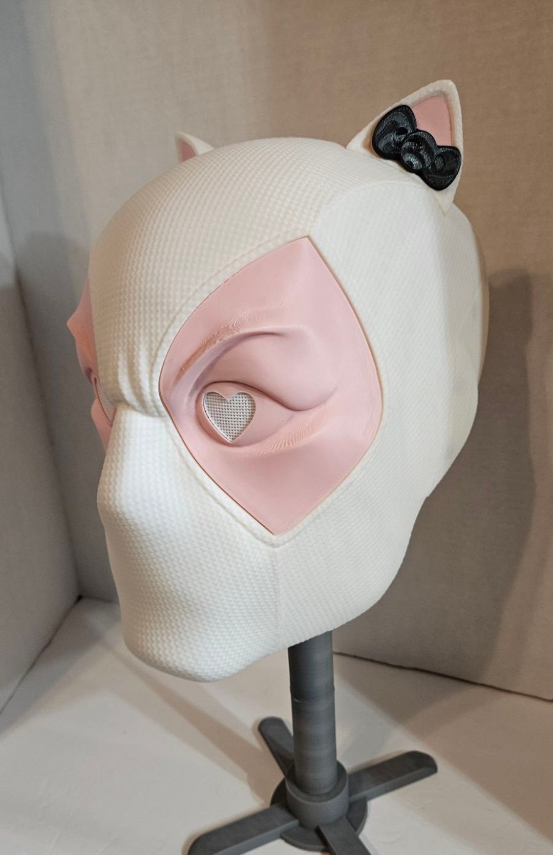 3d Printed Kittypool Helmet Hello Kitty Deadpool Magnetic ...