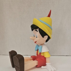 Small 3d Printed Pinocchio With Extending Nose Moveable Arms and Legs ...