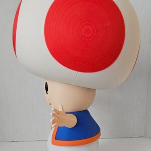3d Printed Large Todd From Mario Fanart - Etsy