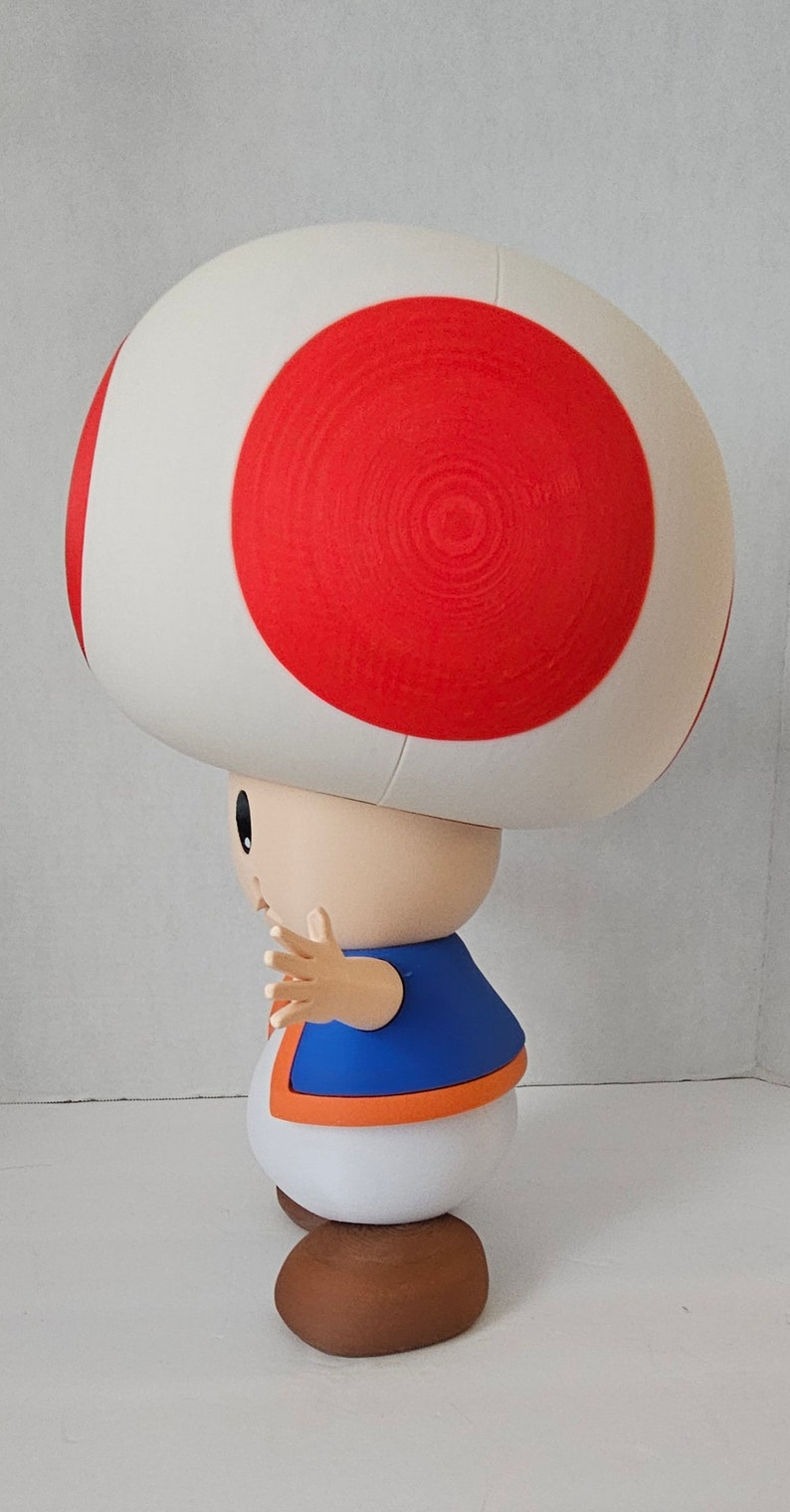 3d Printed Large Todd From Mario Fanart - Etsy