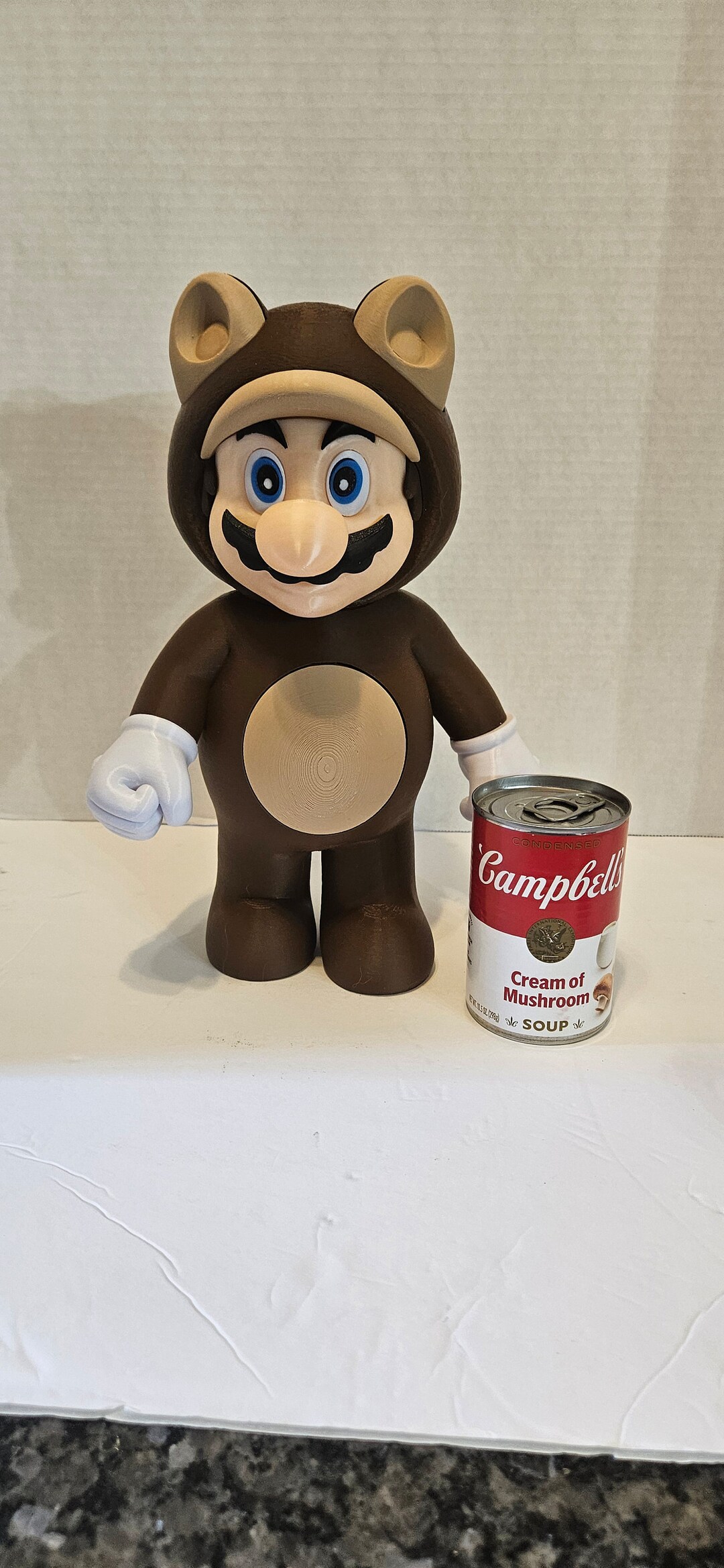 Big 3d Printed 13 Inch Mario Tanooki Racoon Figure - Etsy