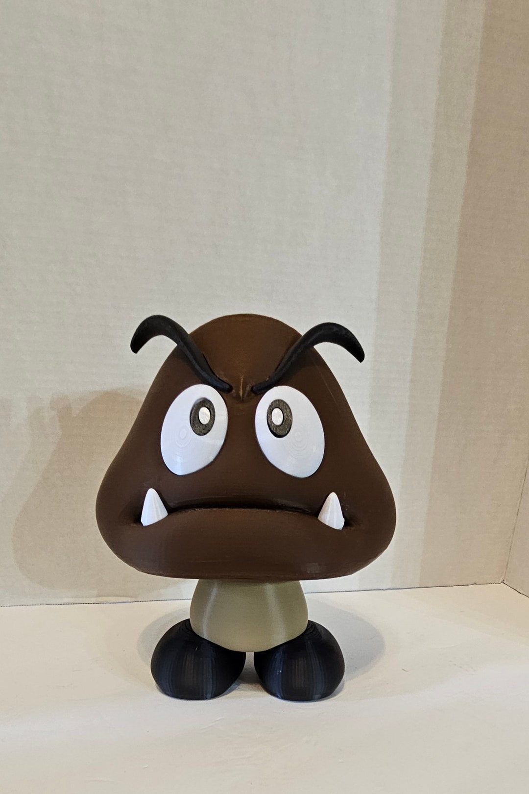 3d Printed Big 10 Inch Mario Goomba Figure - Etsy