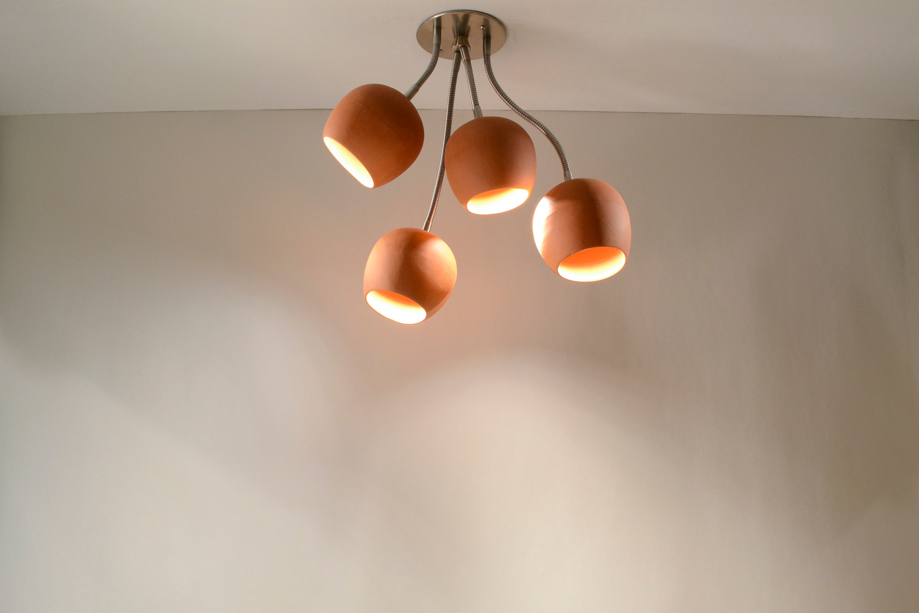 CLAYLIGHT SPOT BOUQUET: Terra-cotta | Modern Cluster Spotlight ...