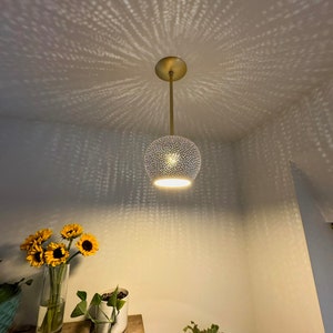 Pendant Lamp Claylight: BRASS ROD PENDANT Mood Lighting Unique Light ...