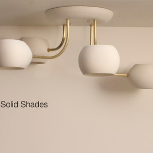 FOUR LEAF CLOVER : Semi-flush Mount Ceiling Light | Modern Ceramic ...