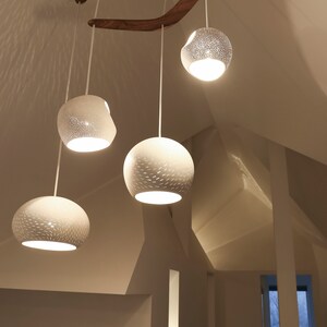 CLAYLIGHT BOOMERANG XL Sculptural Ceramic Chandelier | Modern Four ...