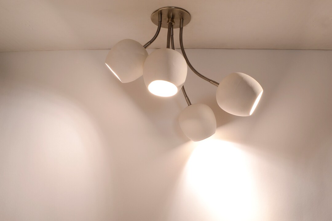 CLAYLIGHT SPOT BOUQUET | Modern Cluster Four Spotlight | Ceramic ...