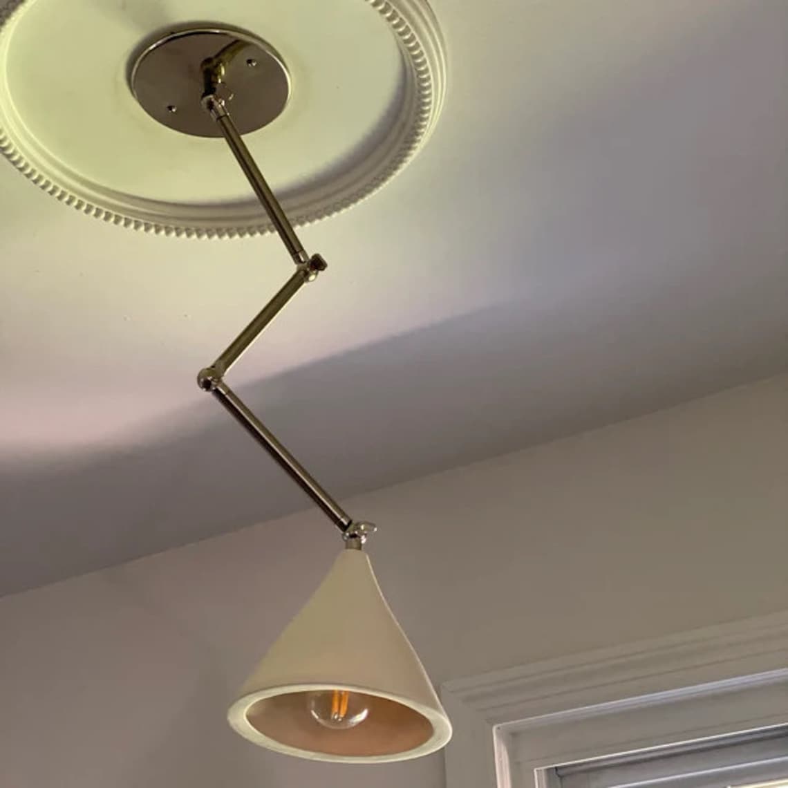 GRAMOPHONE Z-LIGHT : Porcelain Light Fixture Adjustable - Etsy