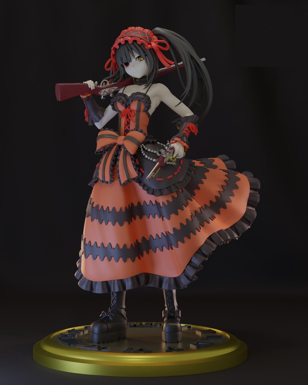 Kurumi Tokisaki Date A Live STL Model for Resin Printer Figure 3D ...