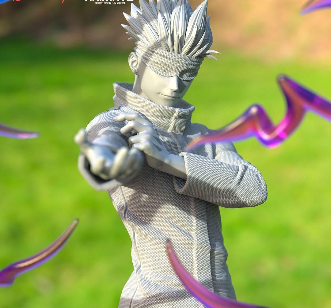 Gojo Satoru Jujutsu Kaisen STL File, 3D Printing Model, STL File for 3D ...