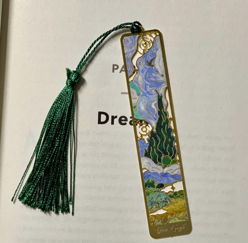 Vincent Van Gogh Metallic Bookmark Post-impressionist Designs - Etsy