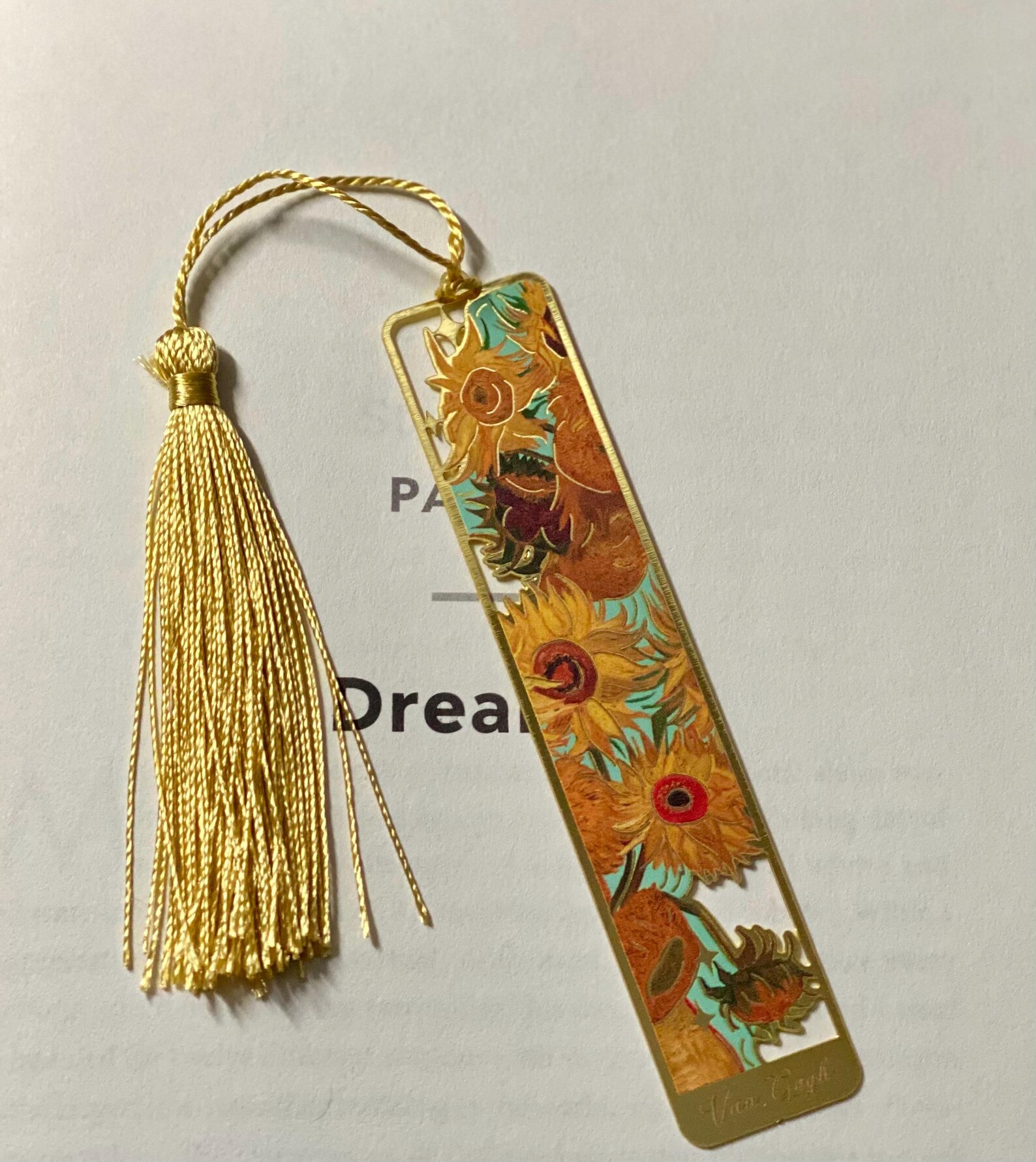 Vincent Van Gogh Metallic Bookmark Post-impressionist Designs - Etsy
