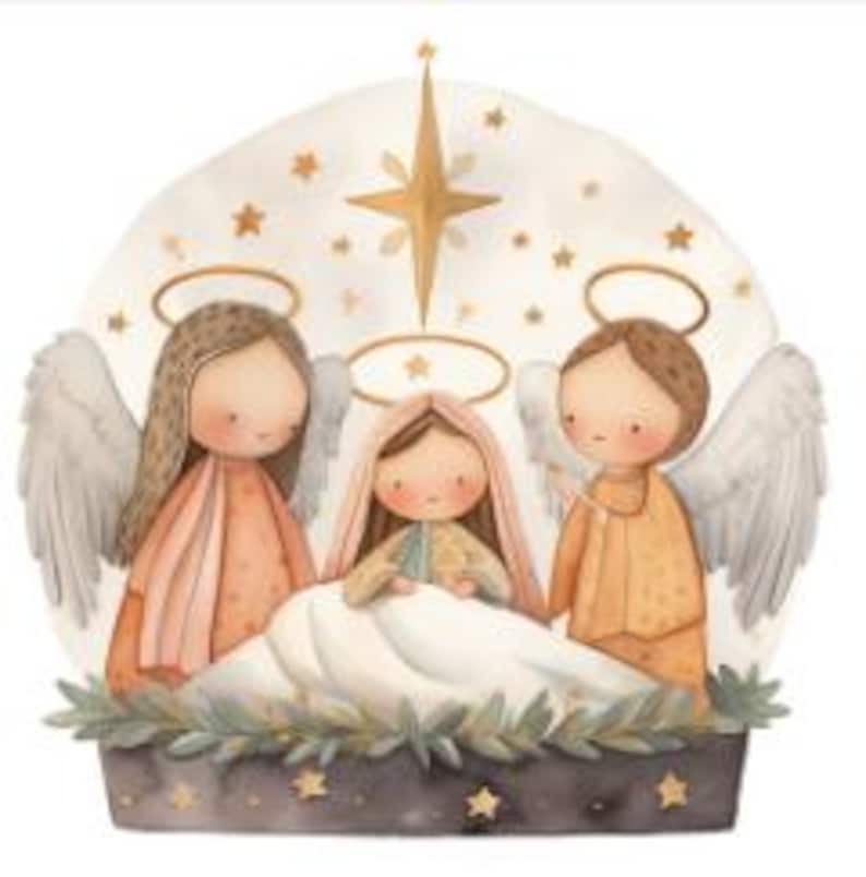 Christmas Nativity Cute Scene Bundle 31 Items - Etsy