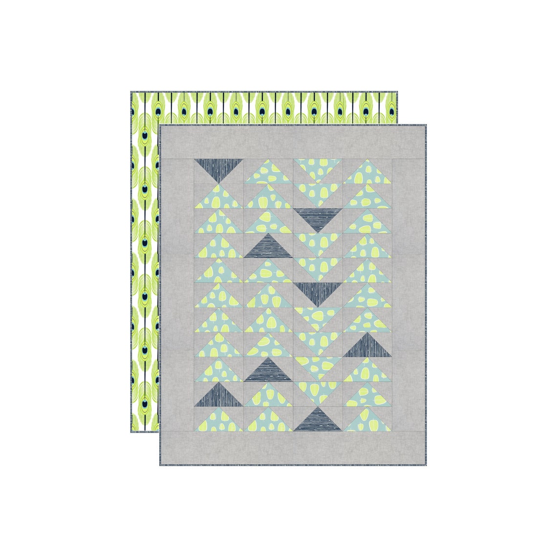 Quilt MODGEESE Canal Feathers Fabric Bundle & Pattern BEHG - Etsy