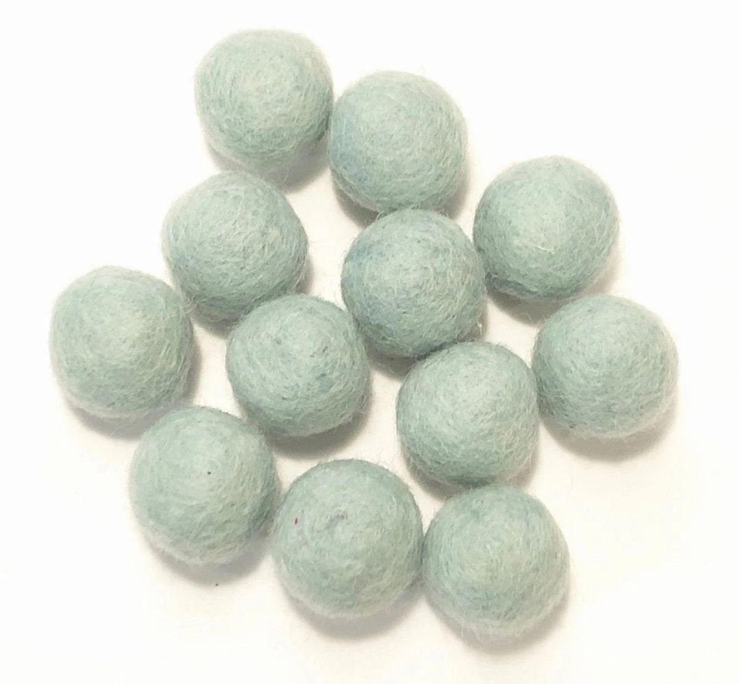 24PC Single Color Pack - SKY Felt Balls - Etsy