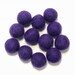 24PC Single Color Pack - PURPLE Felt Balls - Etsy