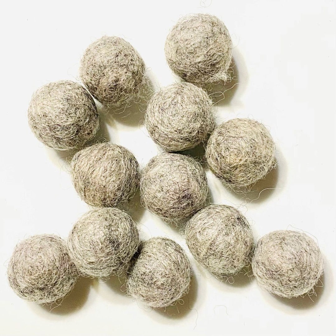 W-100PC Single Color Pack - WINTRY MIX Felt Balls - Etsy