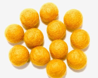 24PC Single Color Pack KIWI Felt Balls - Etsy