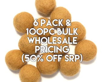 W-100PC Single Color Pack MERLOT Felt Balls - Etsy