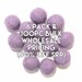 W-100PC Single Color Pack POODLE Felt Balls - Etsy