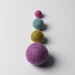 24PC Single Color Pack - PURPLE Felt Balls - Etsy