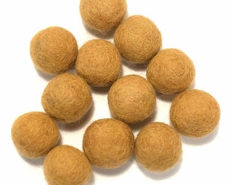24PC Single Color Pack RUSTY ORANGE Felt Balls - Etsy