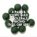 W-100PC Single Color Pack FOREST Felt Balls - Etsy