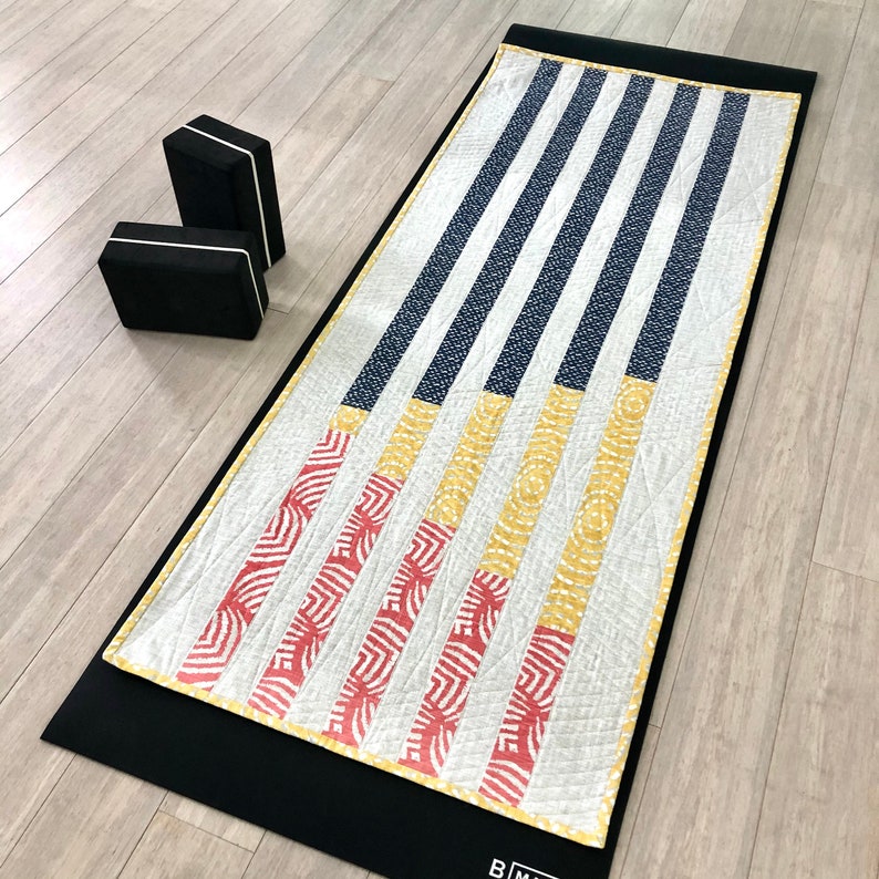 Yoga/nap Mat PLANK Fabric Bundle & Pattern BEHG DESIGNS - Etsy