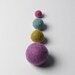 24PC Single Color Pack - SALMON Felt Balls - Etsy