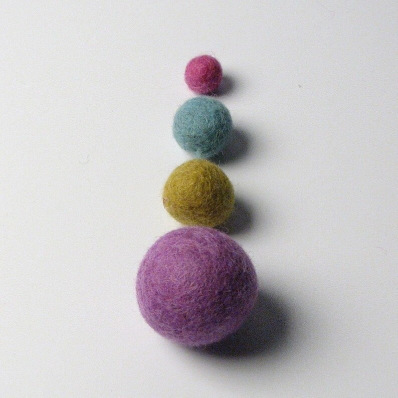 24PC Single Color Pack SALMON Felt Balls - Etsy