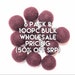 W-100PC Single Color Pack - MERLOT Felt Balls - Etsy