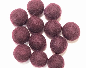 24PC Single Color Pack KIWI Felt Balls - Etsy