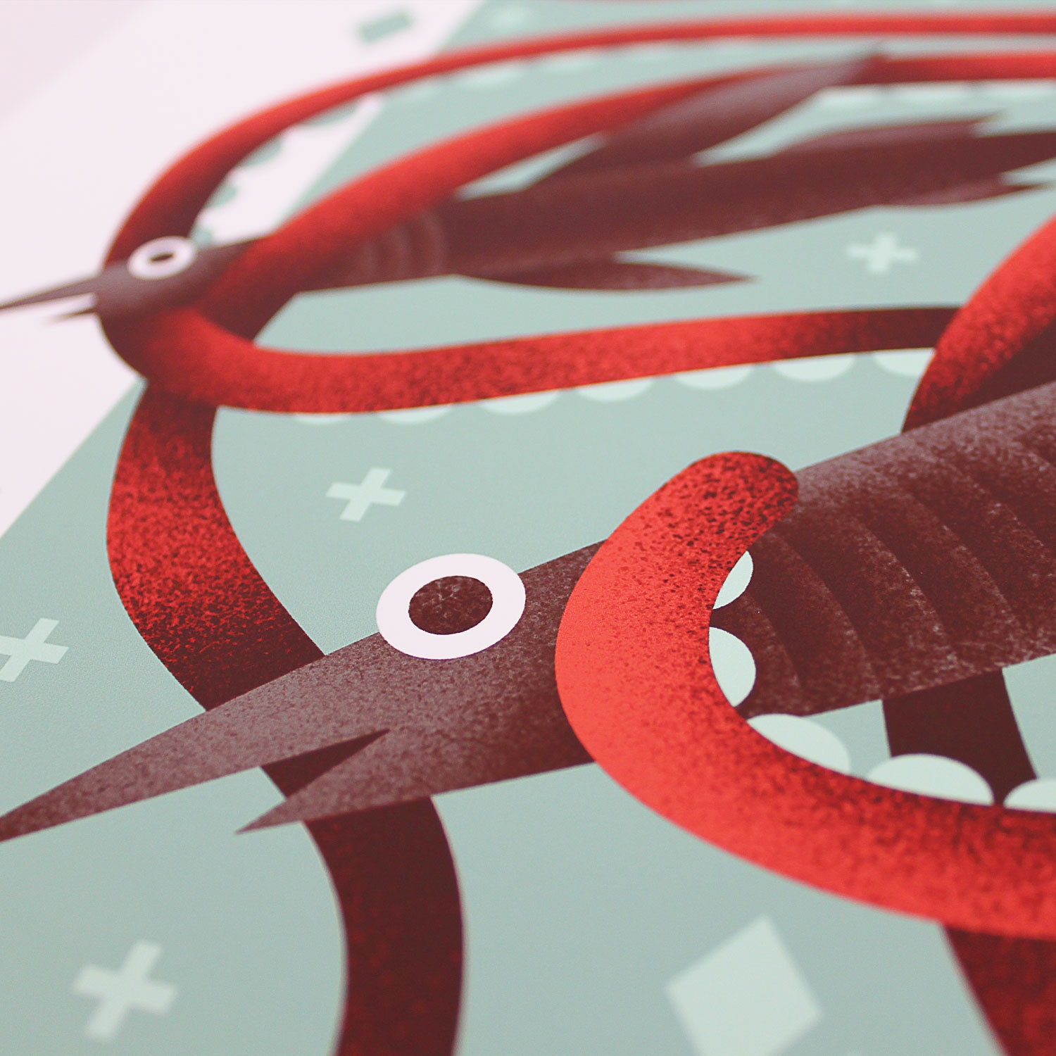 Giant Squid Print Archival Digital Art Print Giclée - Etsy España