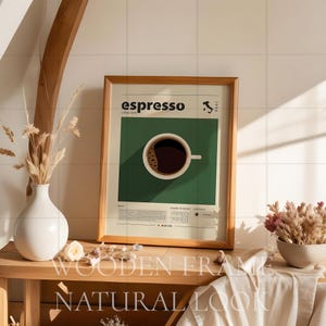 Vertical Small Poster Wooden Frame Mockup, High Quality Poster Mockup ...