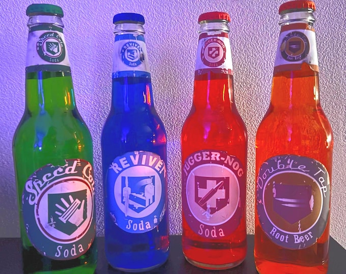 4-pack - COD Zombies Perk Bottles - Original Four Collectible Gift Set ...