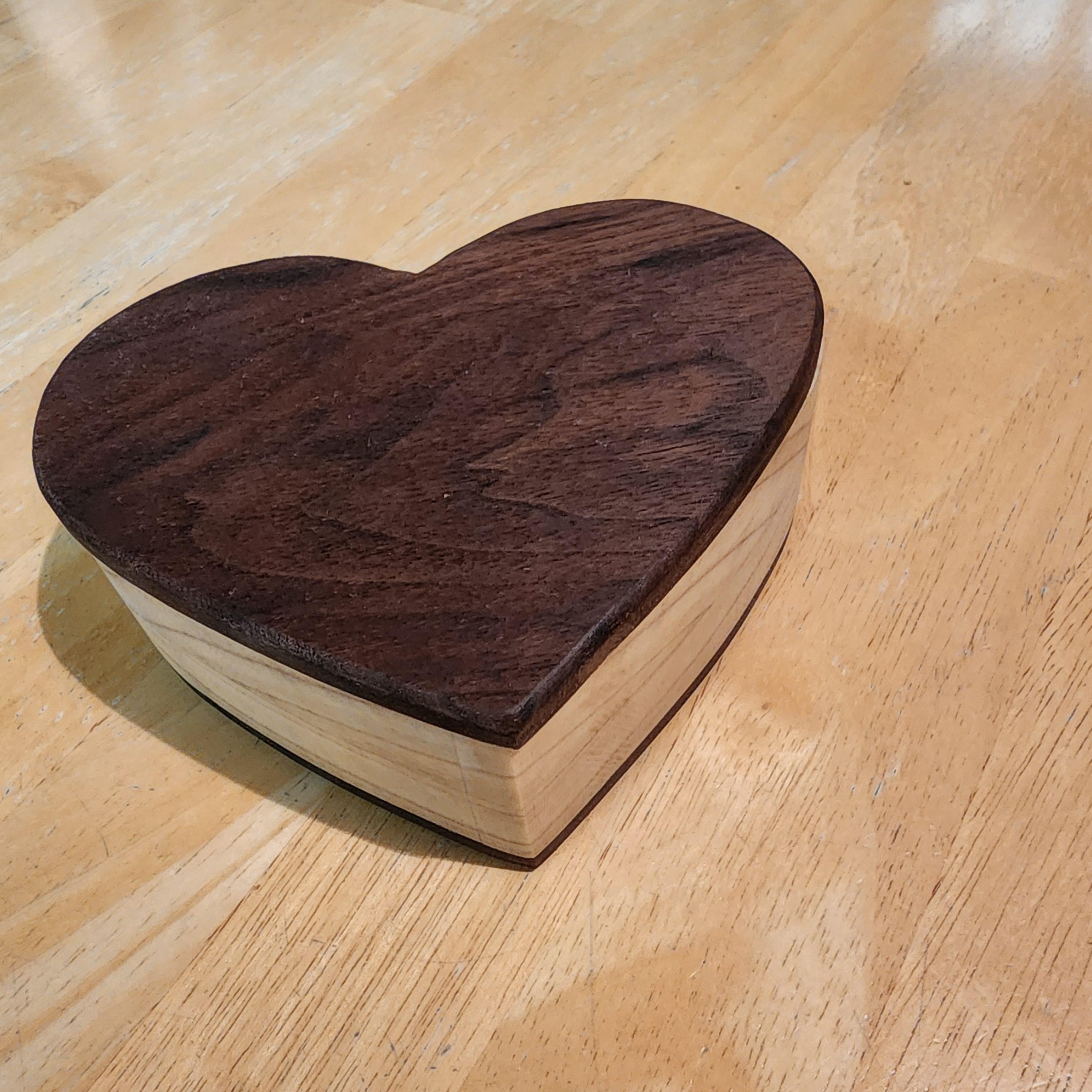 Heart Bandsaw Keepsake Box - Etsy