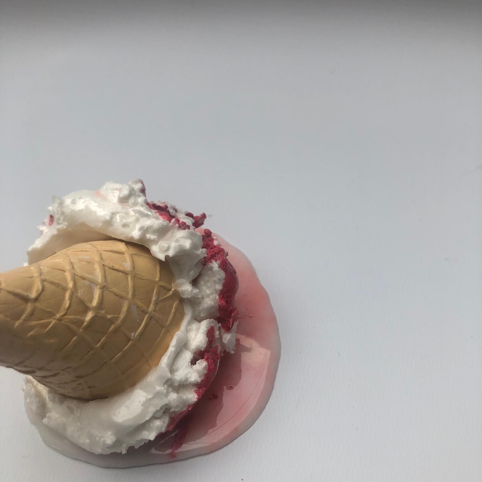 Melted Ice Cream Prop - Fake Food. - Etsy UK