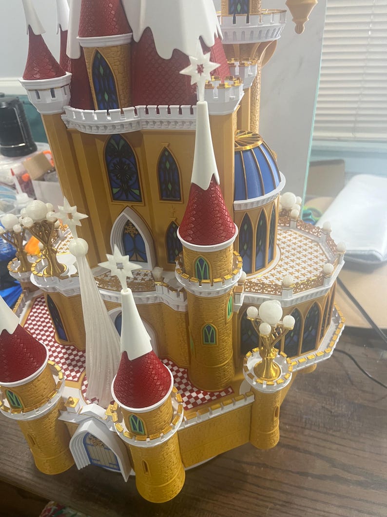 Fully Assembled 3D Printed Castle Collectible - Etsy