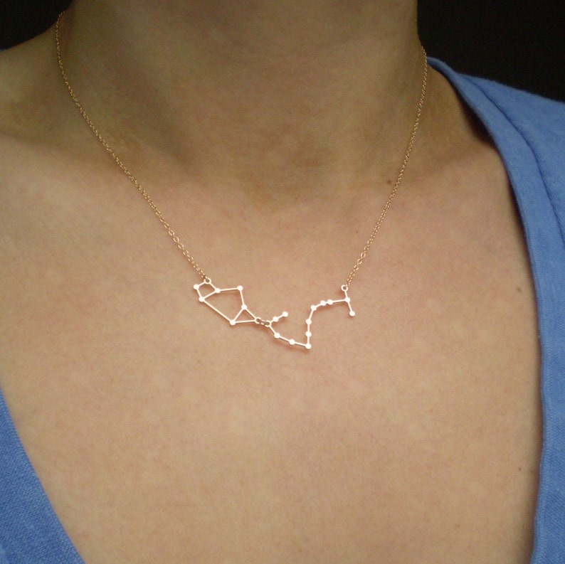 Stars Aligned Two Constellations Necklace Zodiac | Etsy