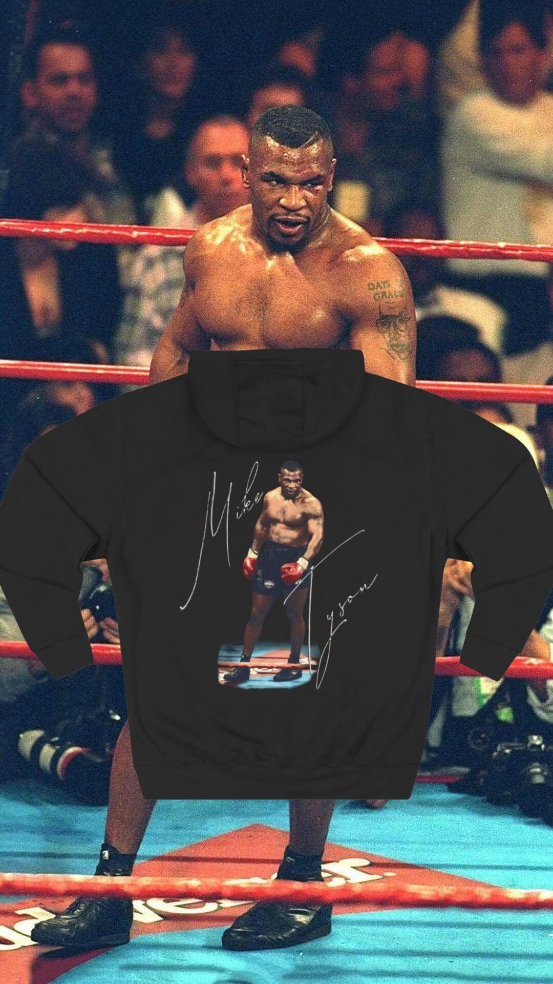 Unique Gift MIKE TYSON Boxing Tee Shirt Vintage Rap Tee Hip Hop ...