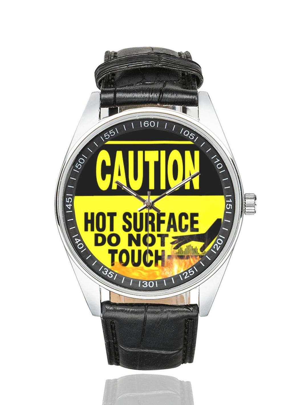 CAUTION! HOT SURFACE Humor in the Kitchen Watch - Etsy
