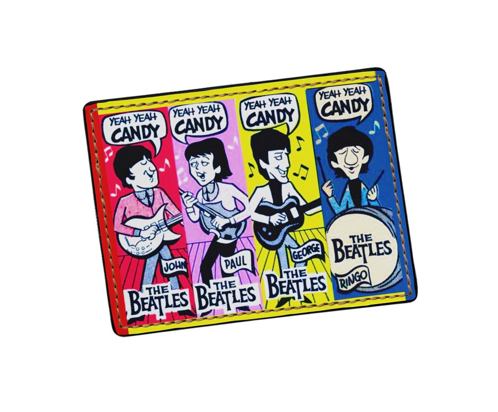 THE BEATLES 1960s Candy on A New Wallet - Etsy