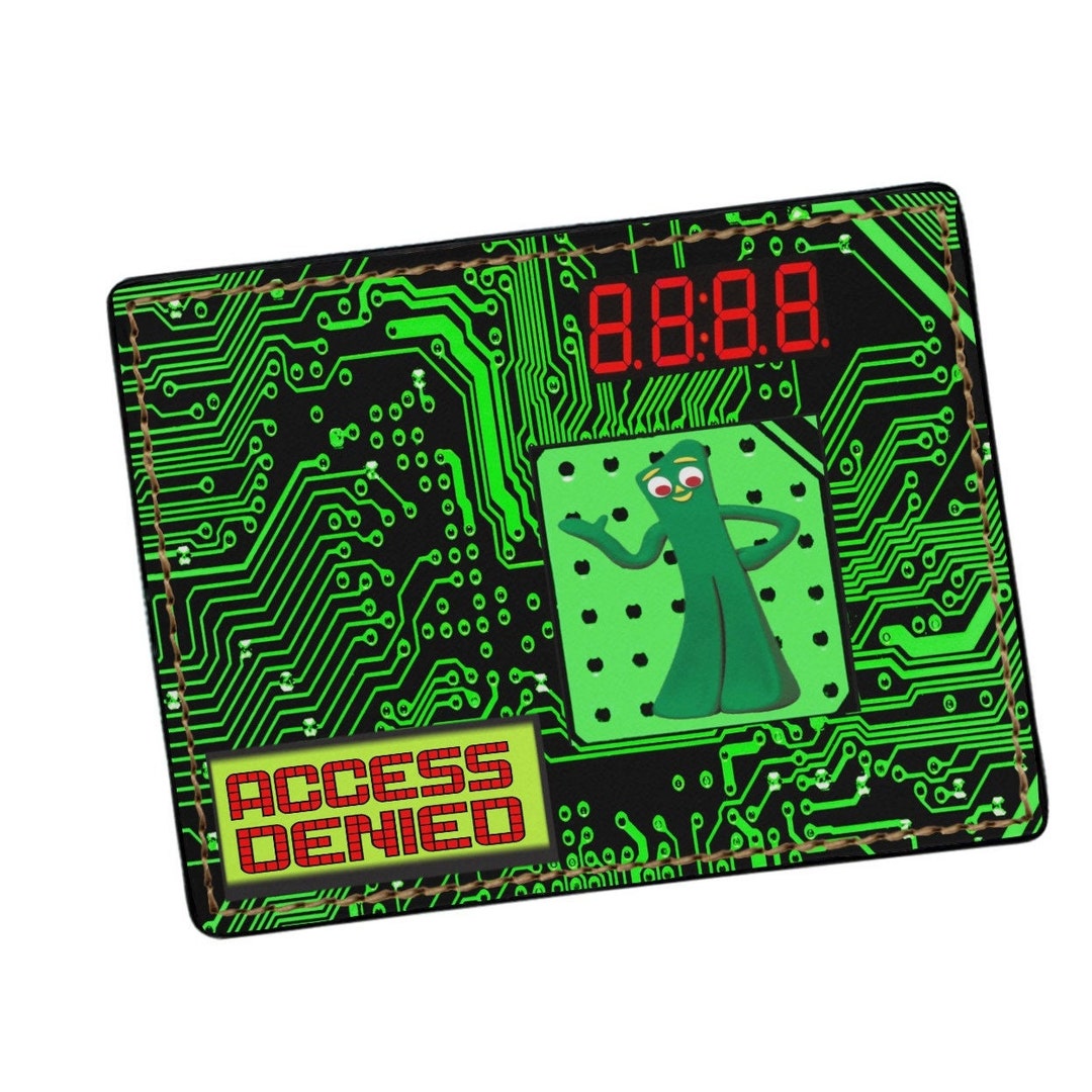 GUMBY and POKEY High Tech Wallet - Etsy