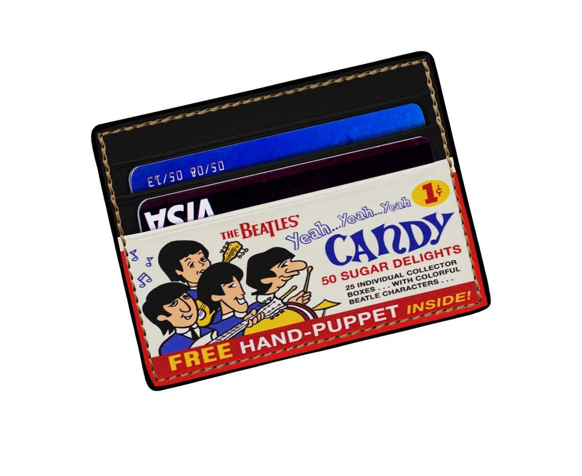 THE BEATLES 1960s Candy on A New Wallet - Etsy