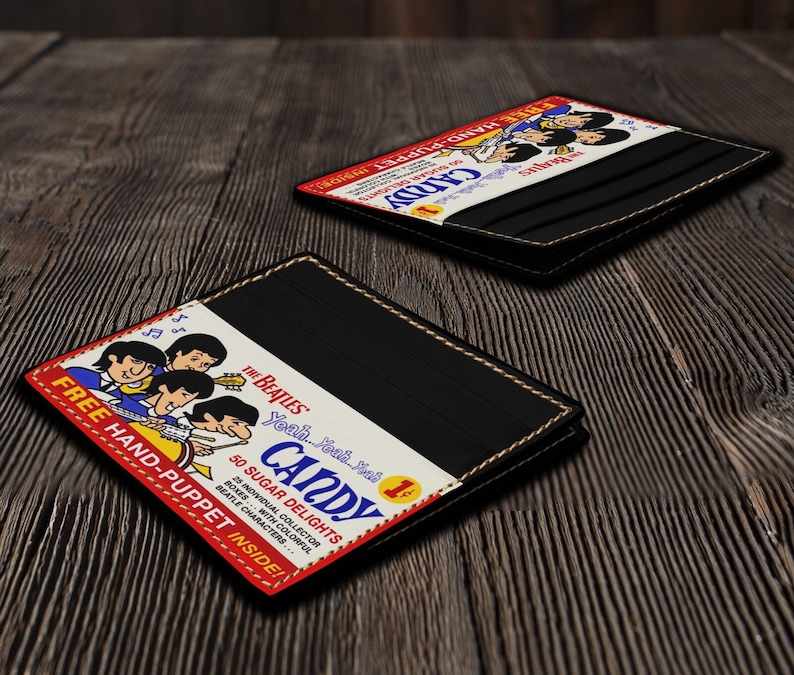 THE BEATLES 1960s Candy on A New Wallet - Etsy