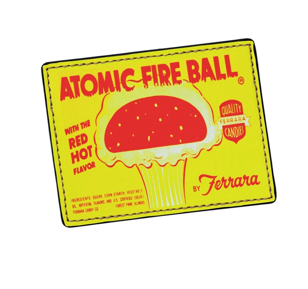 VINTAGE ATOMIC FIREBALLS 1950s Candy on A New Wallet - Etsy