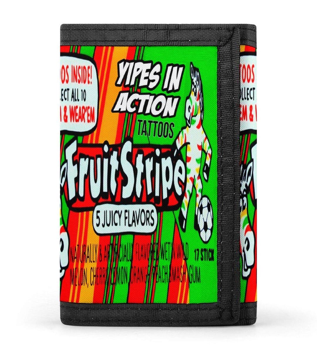 FRUIT STRIPES GUM 1971 Artwork Wallet| Tri-fold Design | Retro Vintage ...