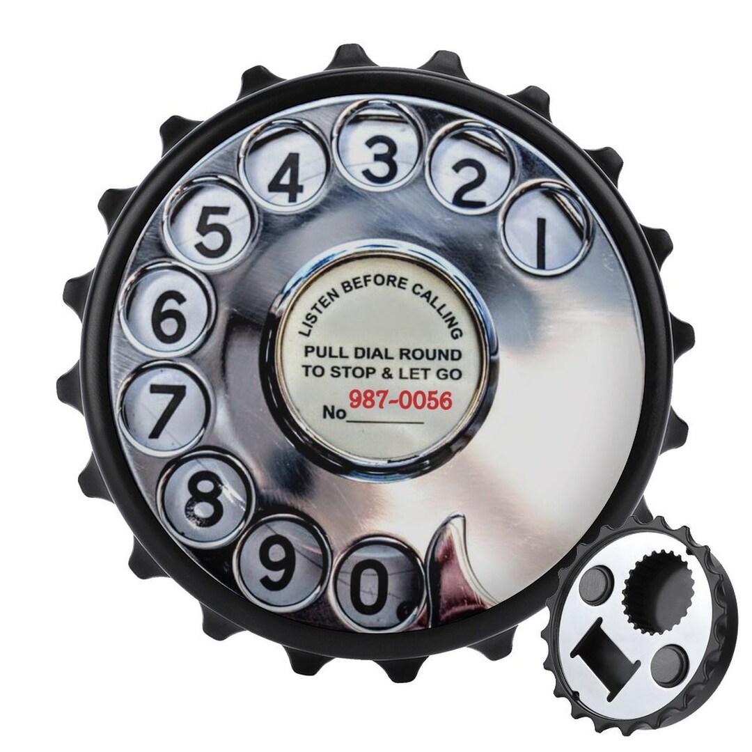 ROTARY PHONE RETRO Fridge Image Magnet and Bottle Opener - Etsy