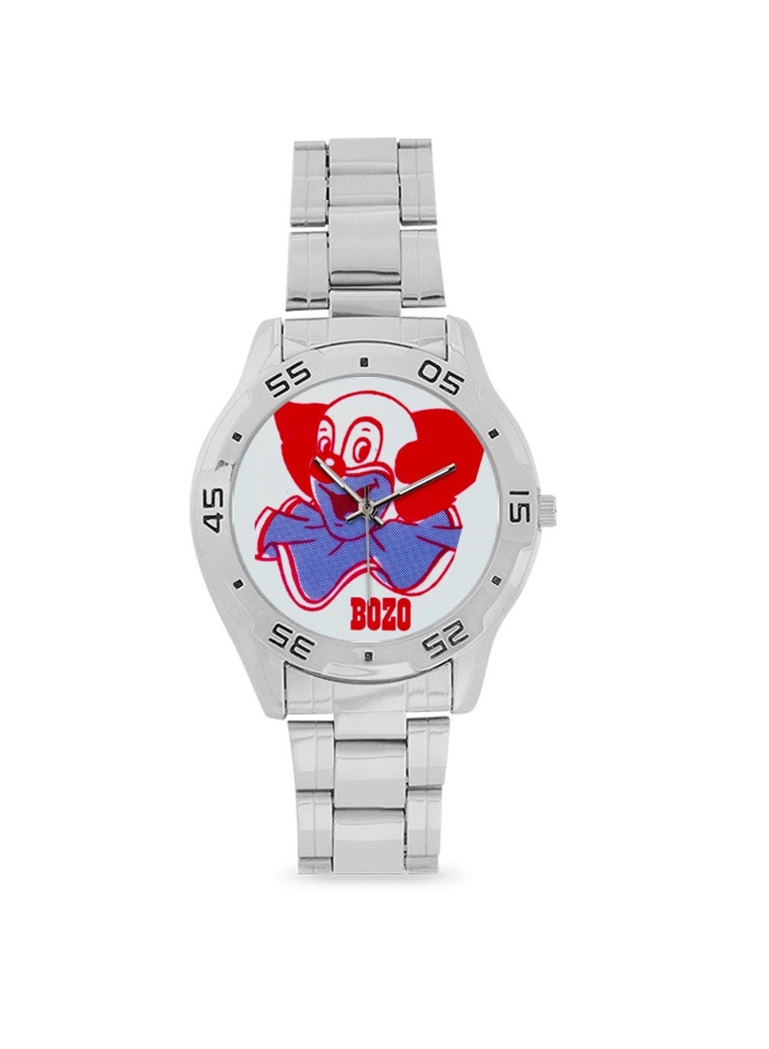 BOZO the CLOWN TV Show Stainless Steel Band on A New Watch - Etsy